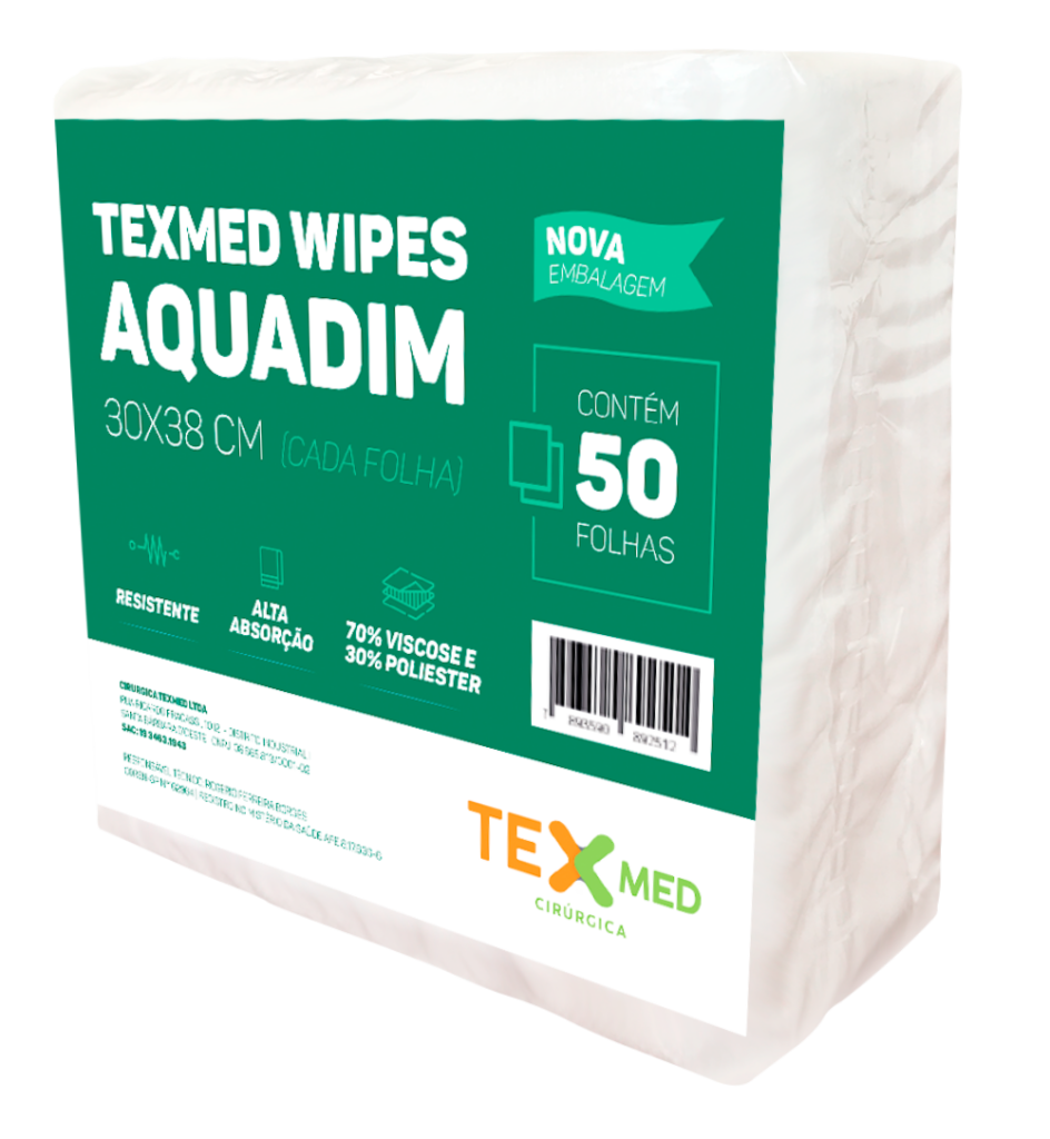 Wipes Aquadim 100% Viscose – TexMed Cirúrgica